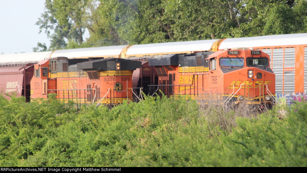 Parked Grain Trains